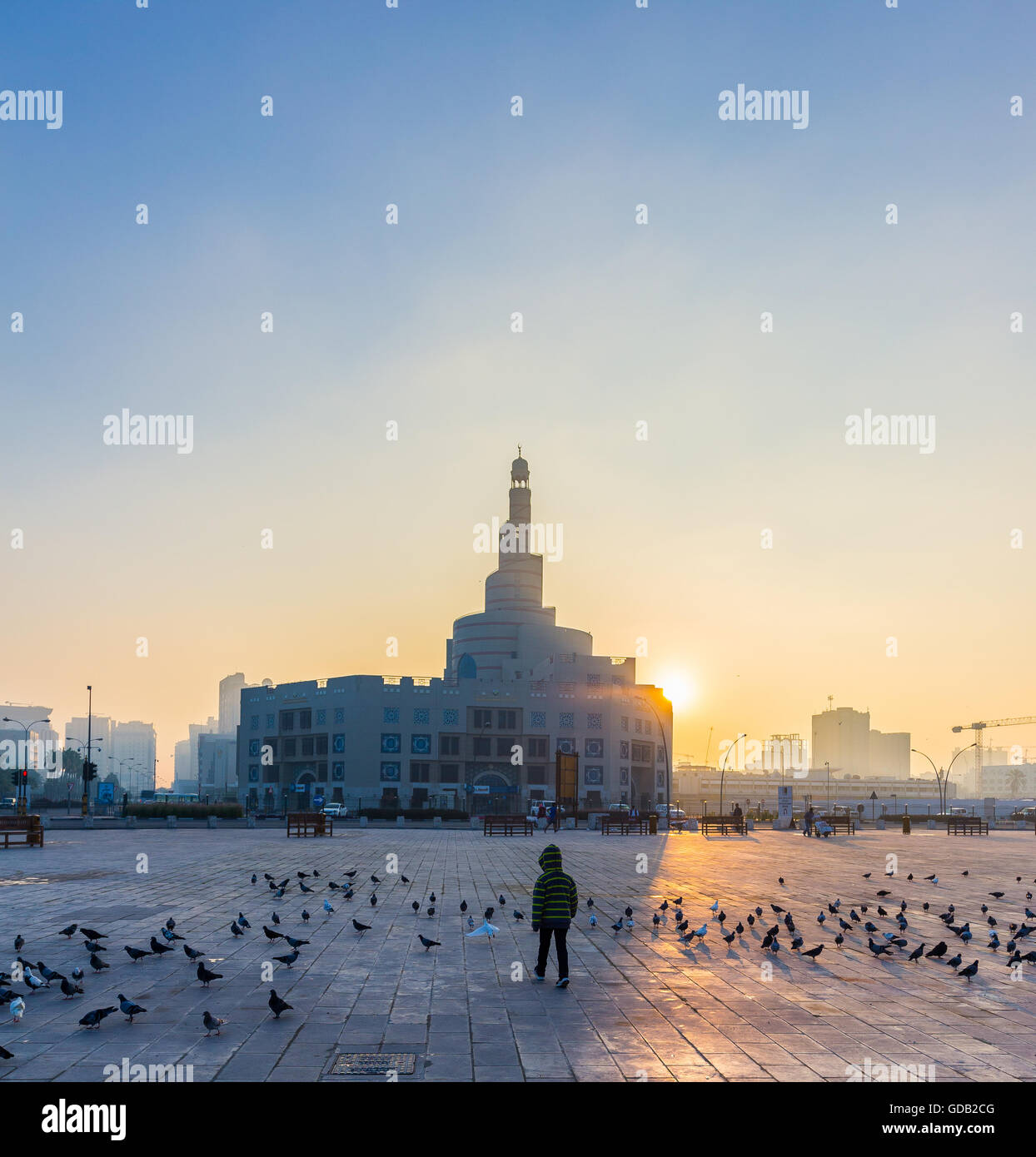 Souq Waif and Qatar Islamic Cultural Center (FANAR Stock Photo - Alamy