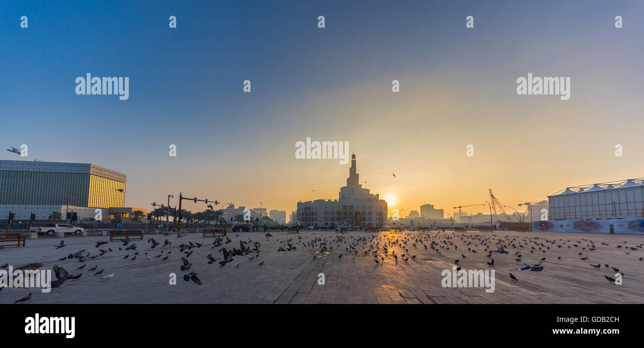 Souq Waif and Qatar Islamic Cultural Center (FANAR Stock Photo - Alamy