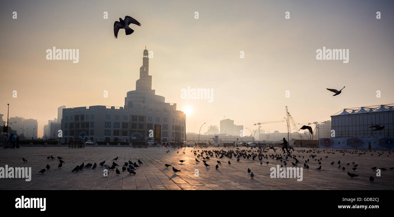 Souq Waif and Qatar Islamic Cultural Center (FANAR Stock Photo - Alamy