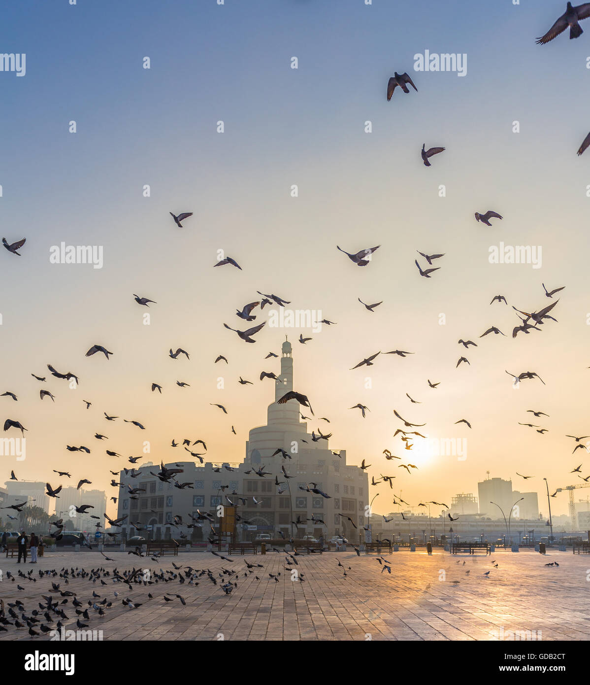 Souq Waif and Qatar Islamic Cultural Center (FANAR Stock Photo - Alamy