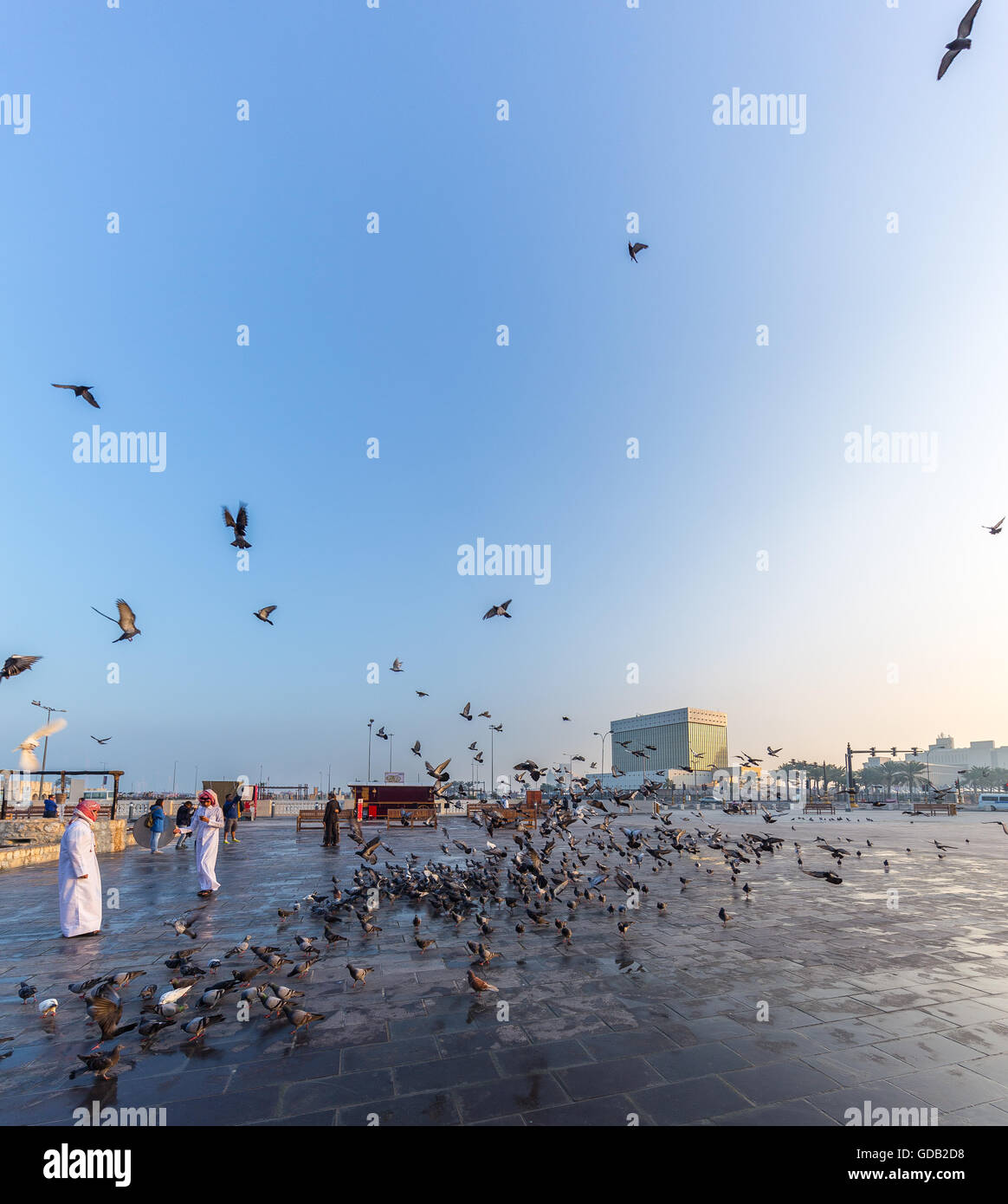 Souq Waif and Qatar Islamic Cultural Center (FANAR Stock Photo - Alamy