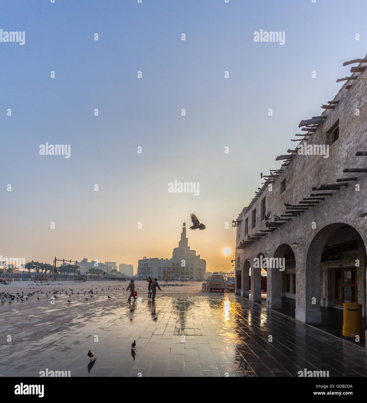Souq Waif and Qatar Islamic Cultural Center (FANAR Stock Photo - Alamy