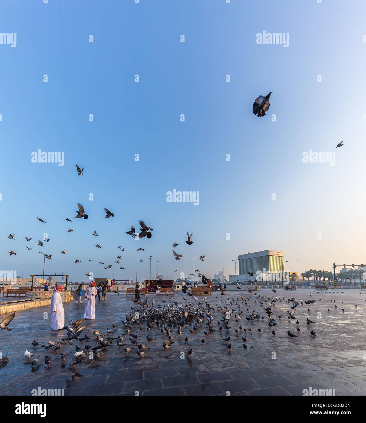 Souq Waif and Qatar Islamic Cultural Center (FANAR Stock Photo - Alamy