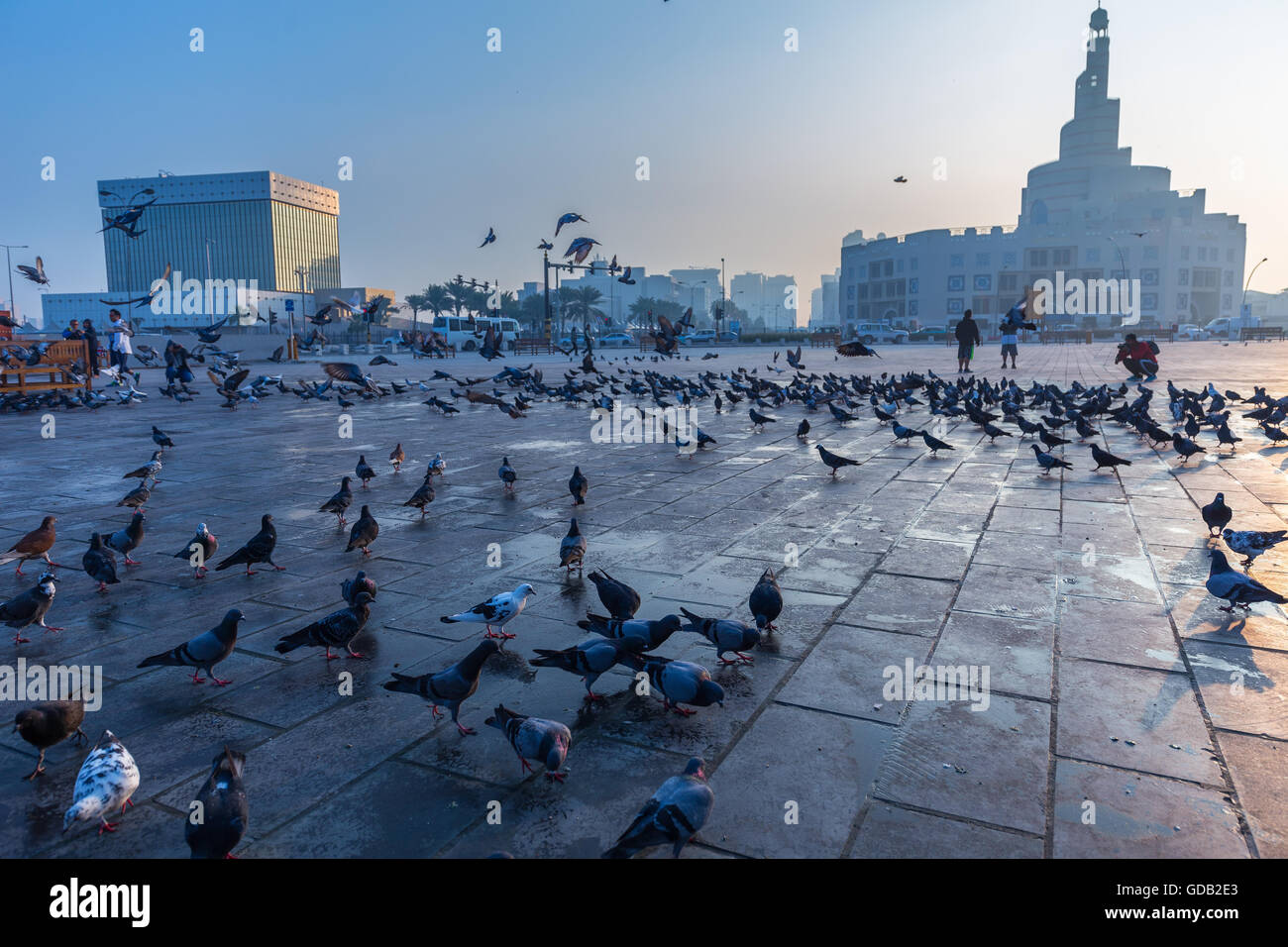 Souq Waif and Qatar Islamic Cultural Center (FANAR Stock Photo - Alamy