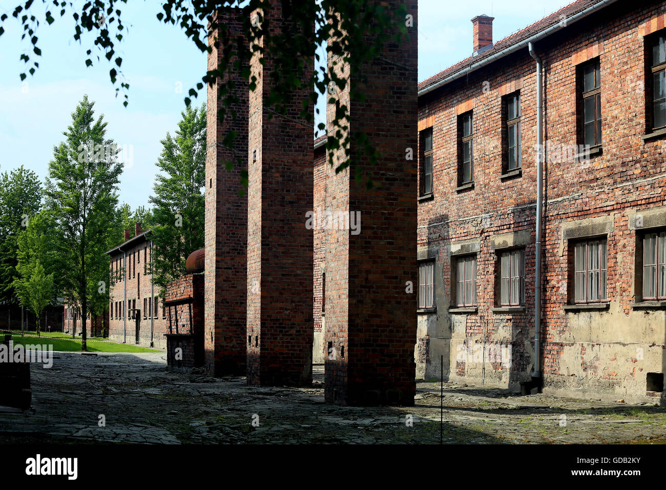Auschwitz Nazi concentration camp, Poland Stock Photo - Alamy