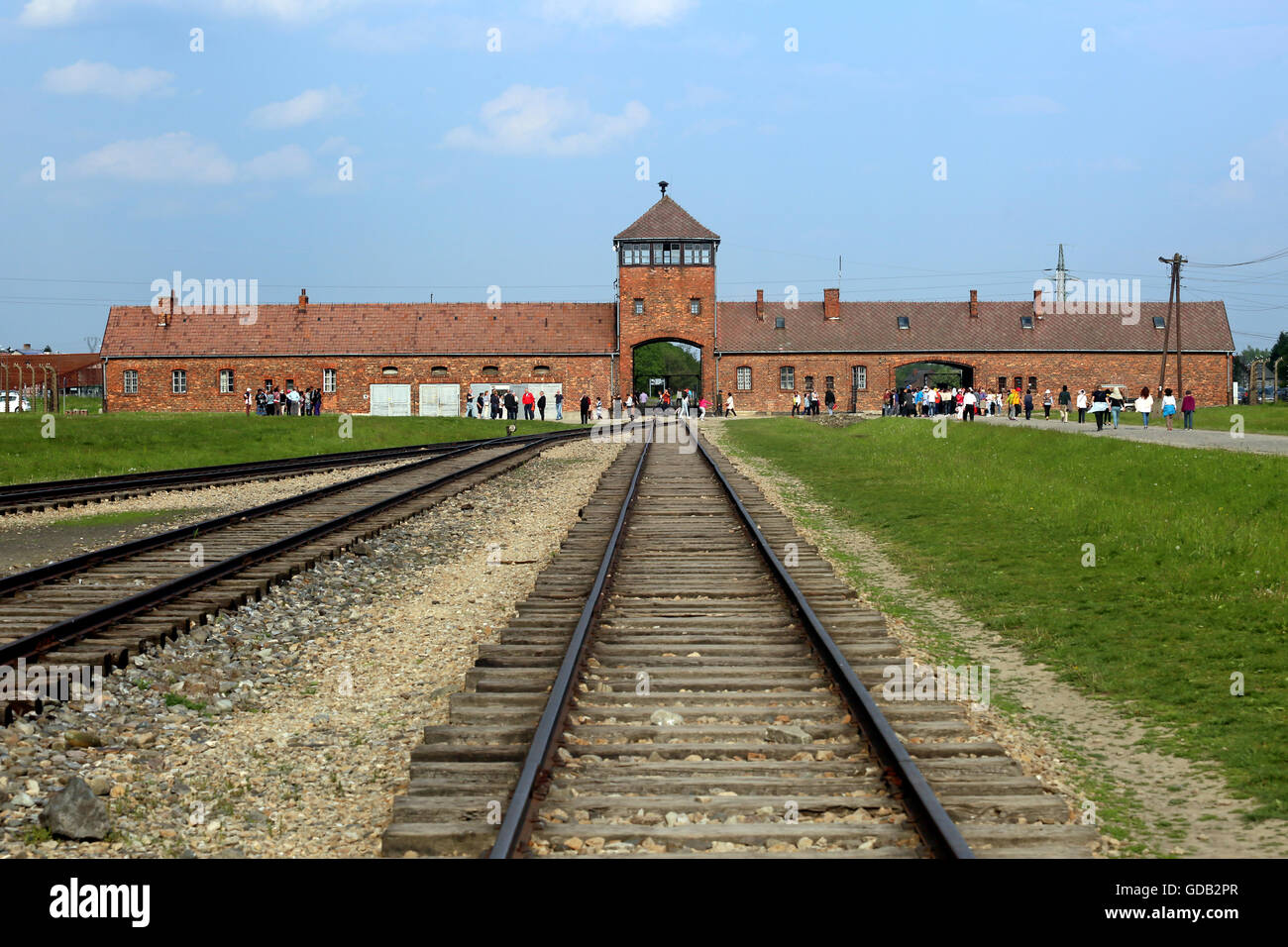 Auschwitz Nazi concentration camp, Poland Stock Photo - Alamy