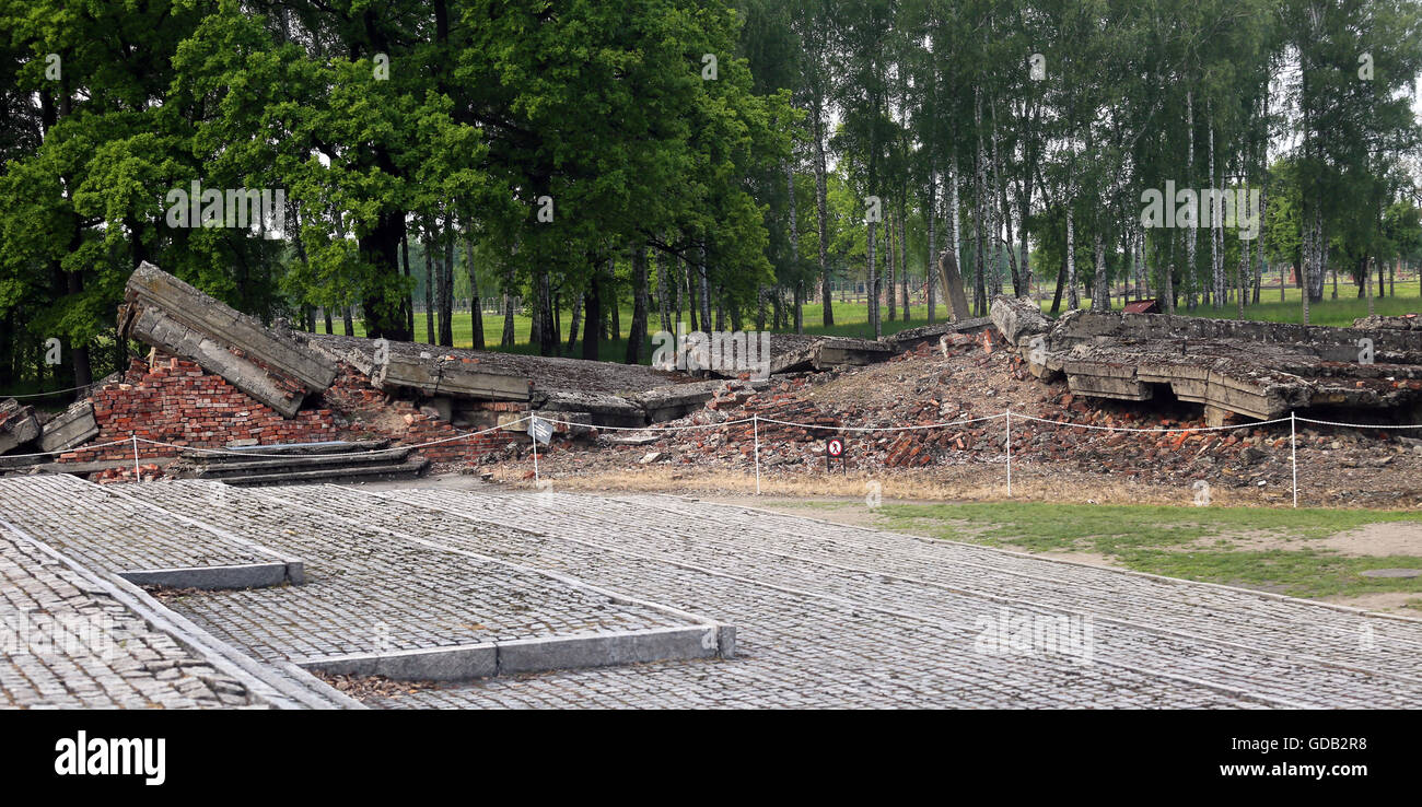 Auschwitz Nazi concentration camp, Poland Stock Photo - Alamy