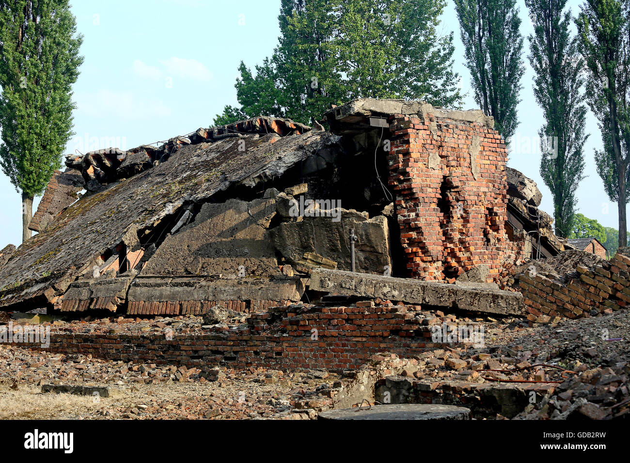 Auschwitz Nazi concentration camp, Poland Stock Photo - Alamy