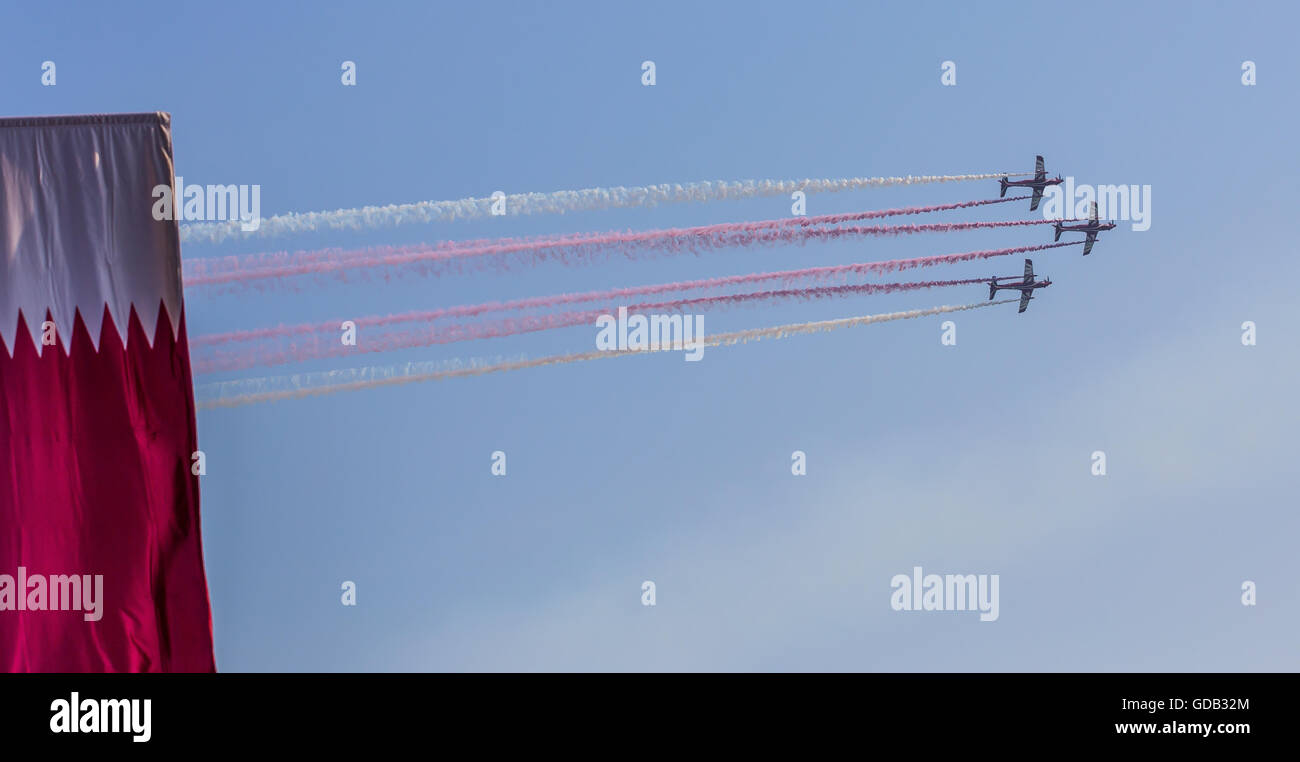 Qatar National Day Parade Stock Photo - Alamy