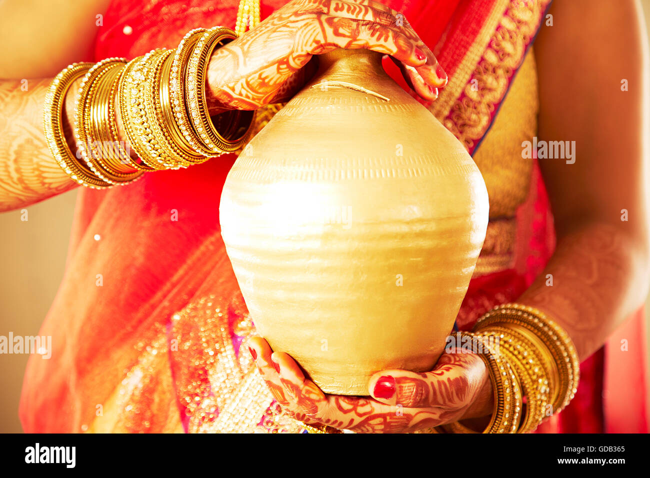 1 indian Adult Woman Bride Piggy Bank money showing Stock Photo - Alamy