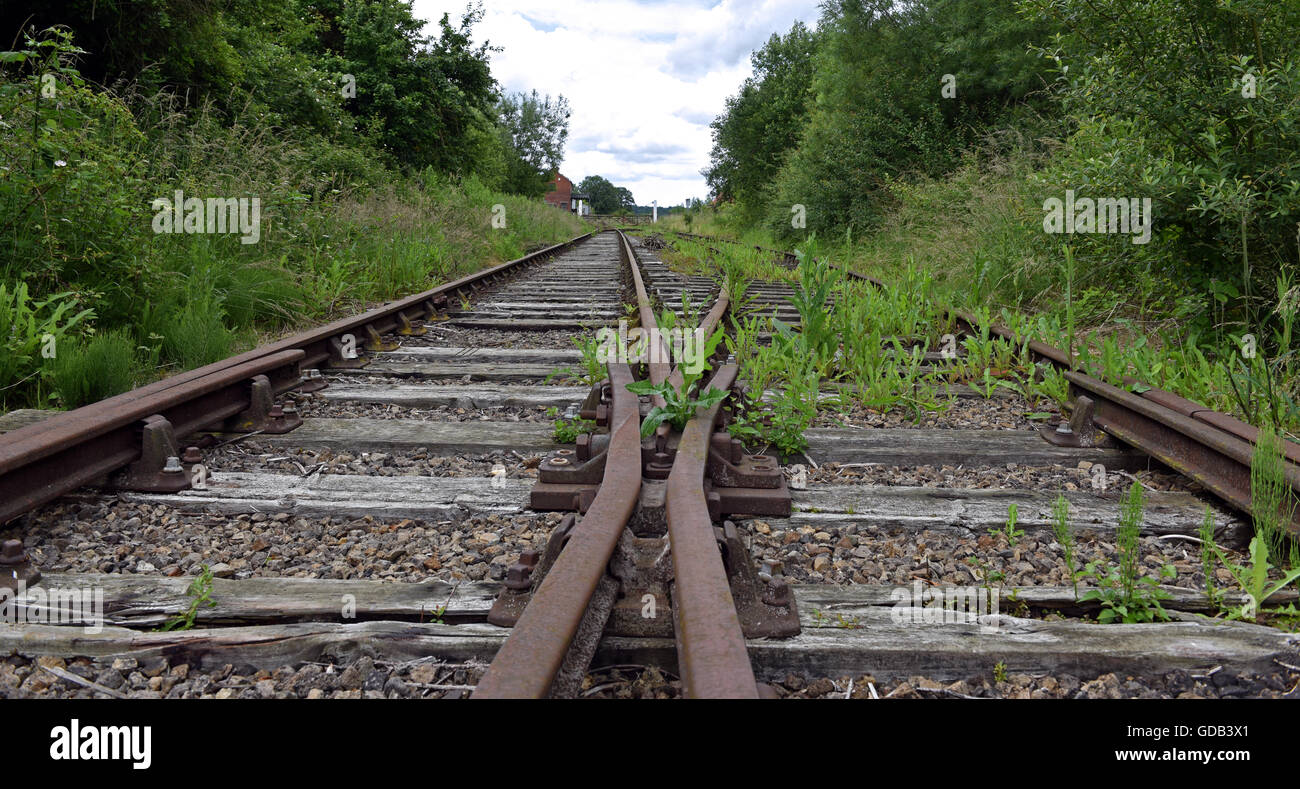 Disused railway sleepers hi-res stock photography and images - Alamy
