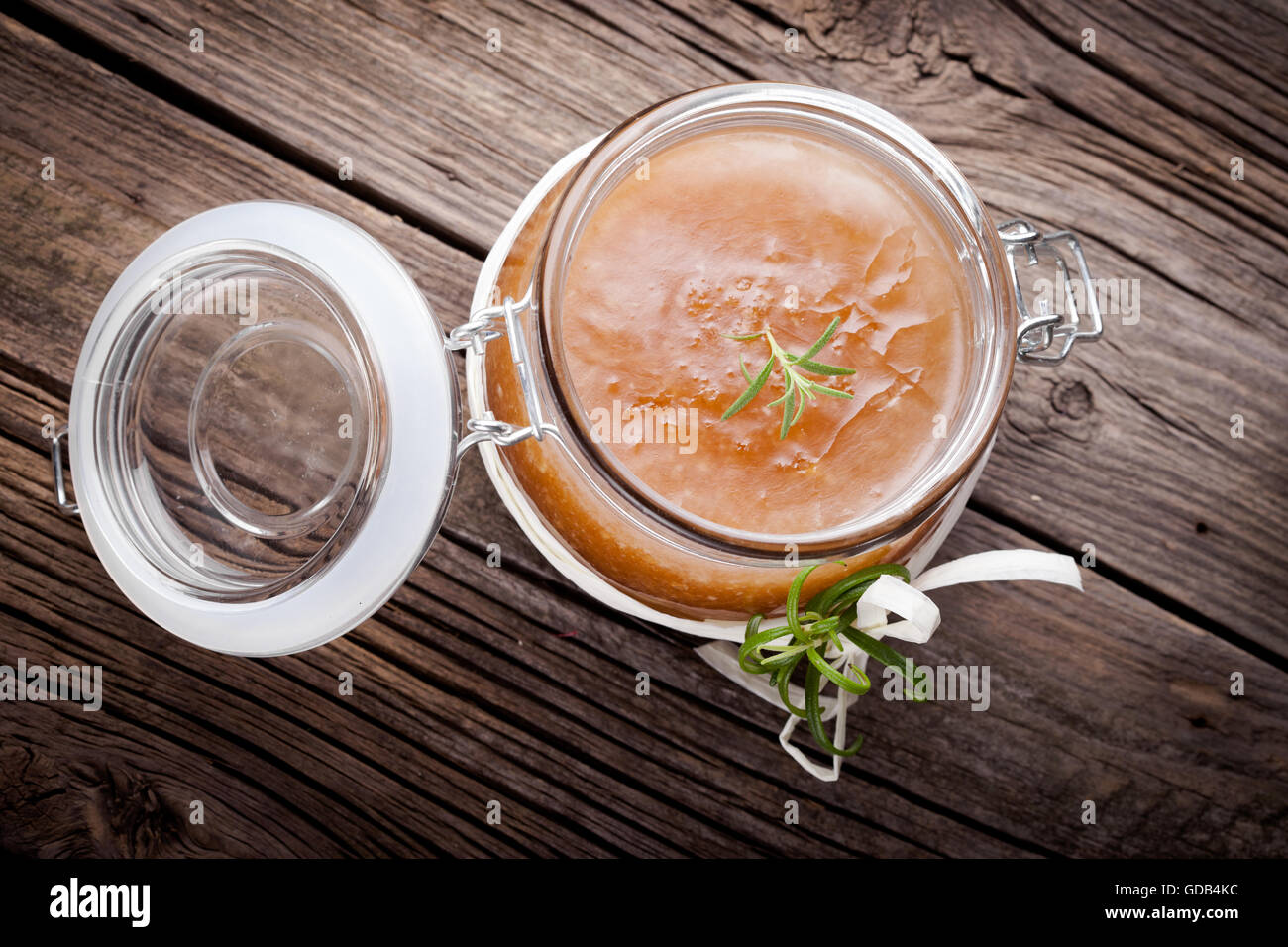 Natural diy ginger sugar and salt body scrub Stock Photo - Alamy