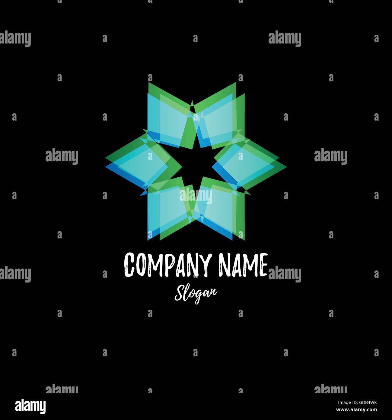 Abstract star. Logo star. Logo vector star. Isolated modern stylish ...