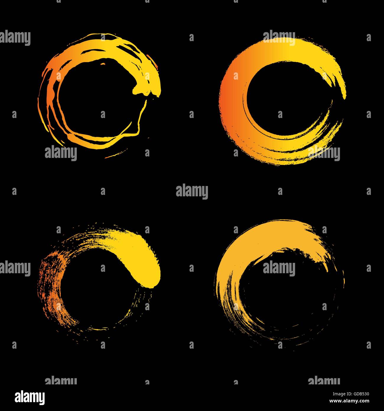 Vector isolated warm orange color logo. Unusual graphic hot design ...