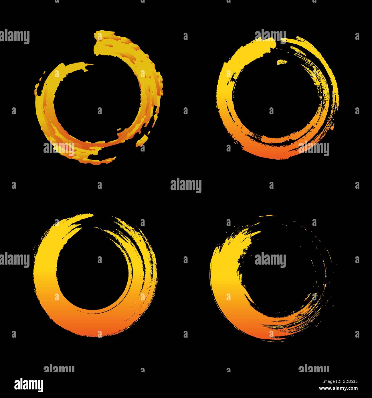 Vector isolated warm orange color logo. Unusual graphic hot design ...