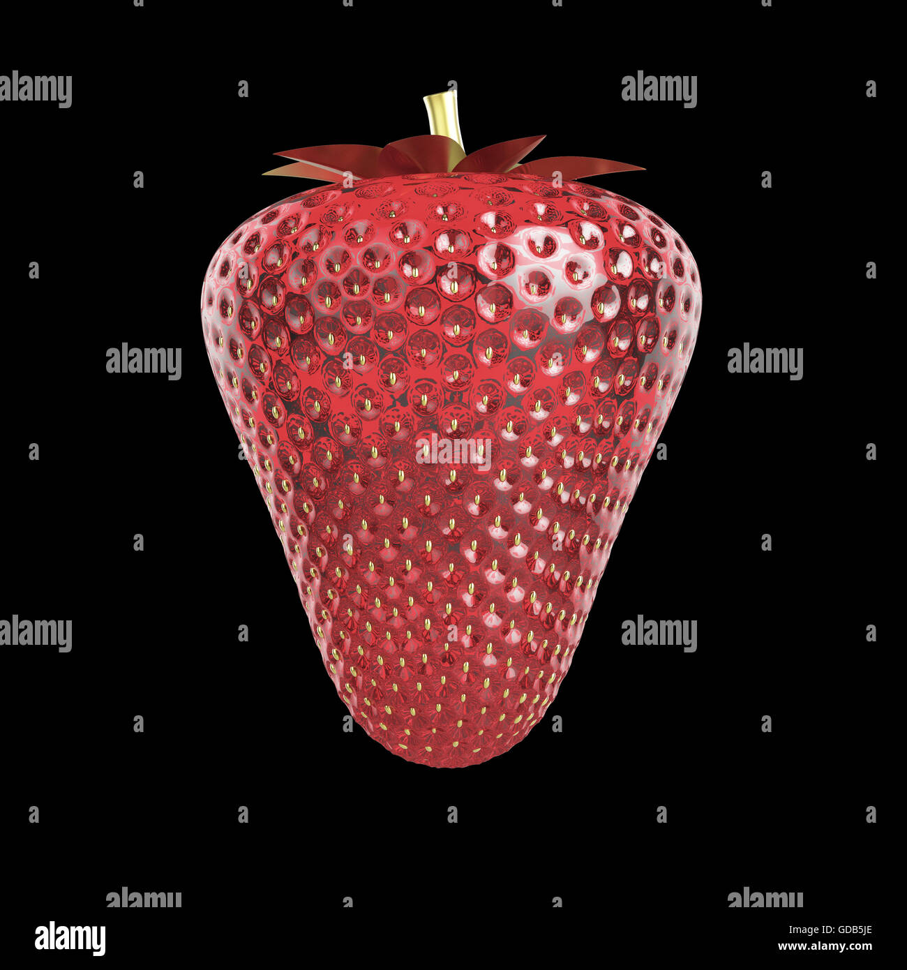 shining and nuanced red glass gem strawberry natural summer juicy fruit ...