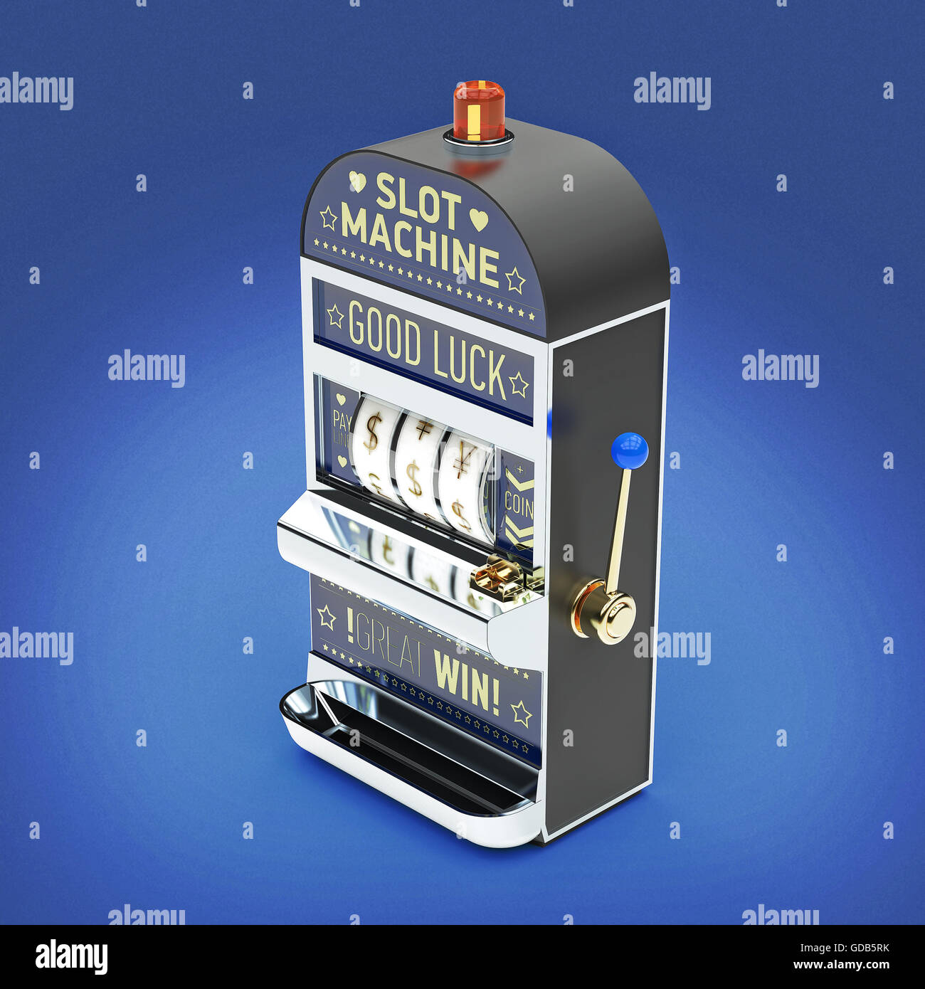 vintage classic slot machine with currency symbols reels. isolated on ...