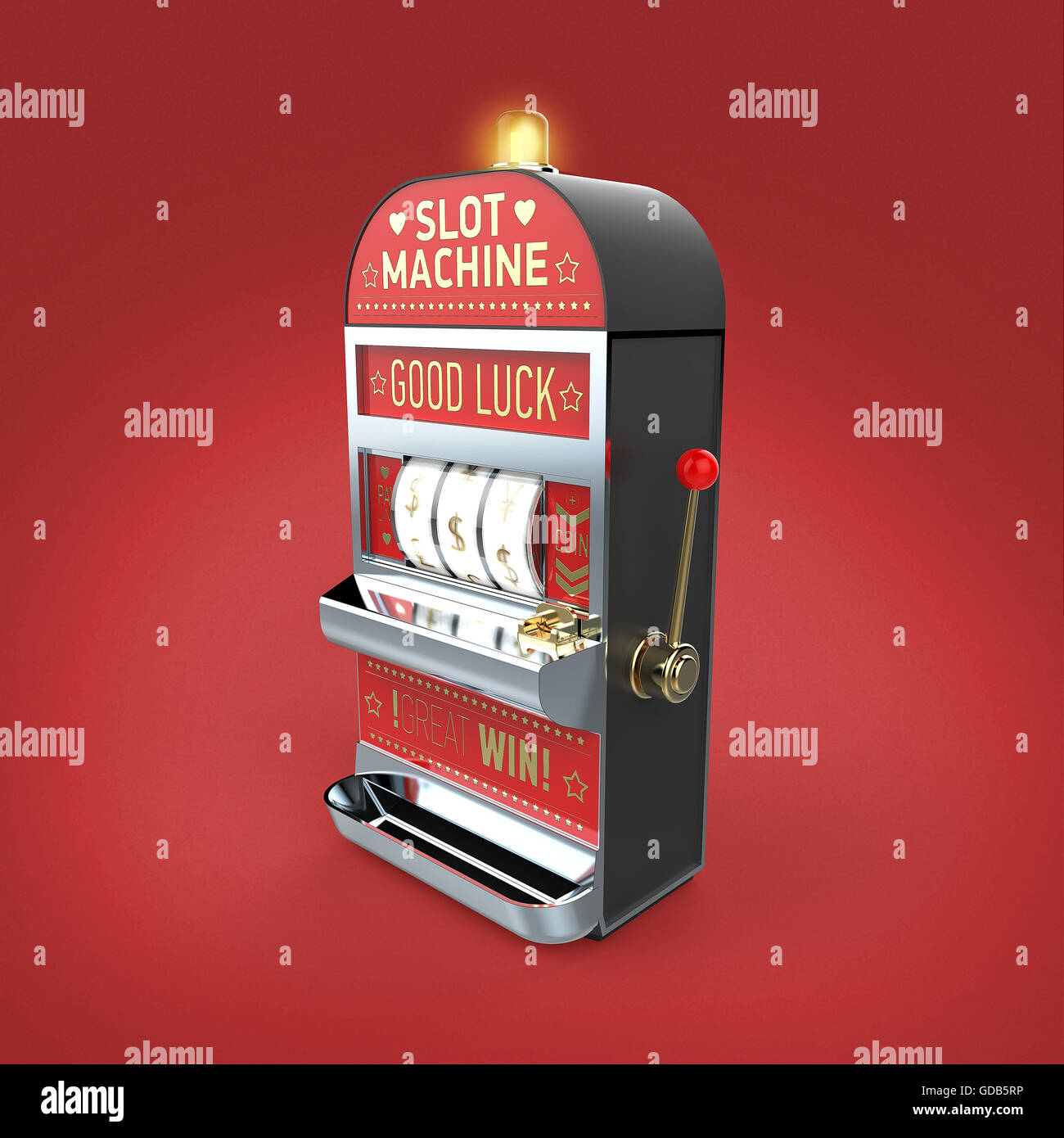 vintage classic slot machine with currency symbols reels. isolated on ...