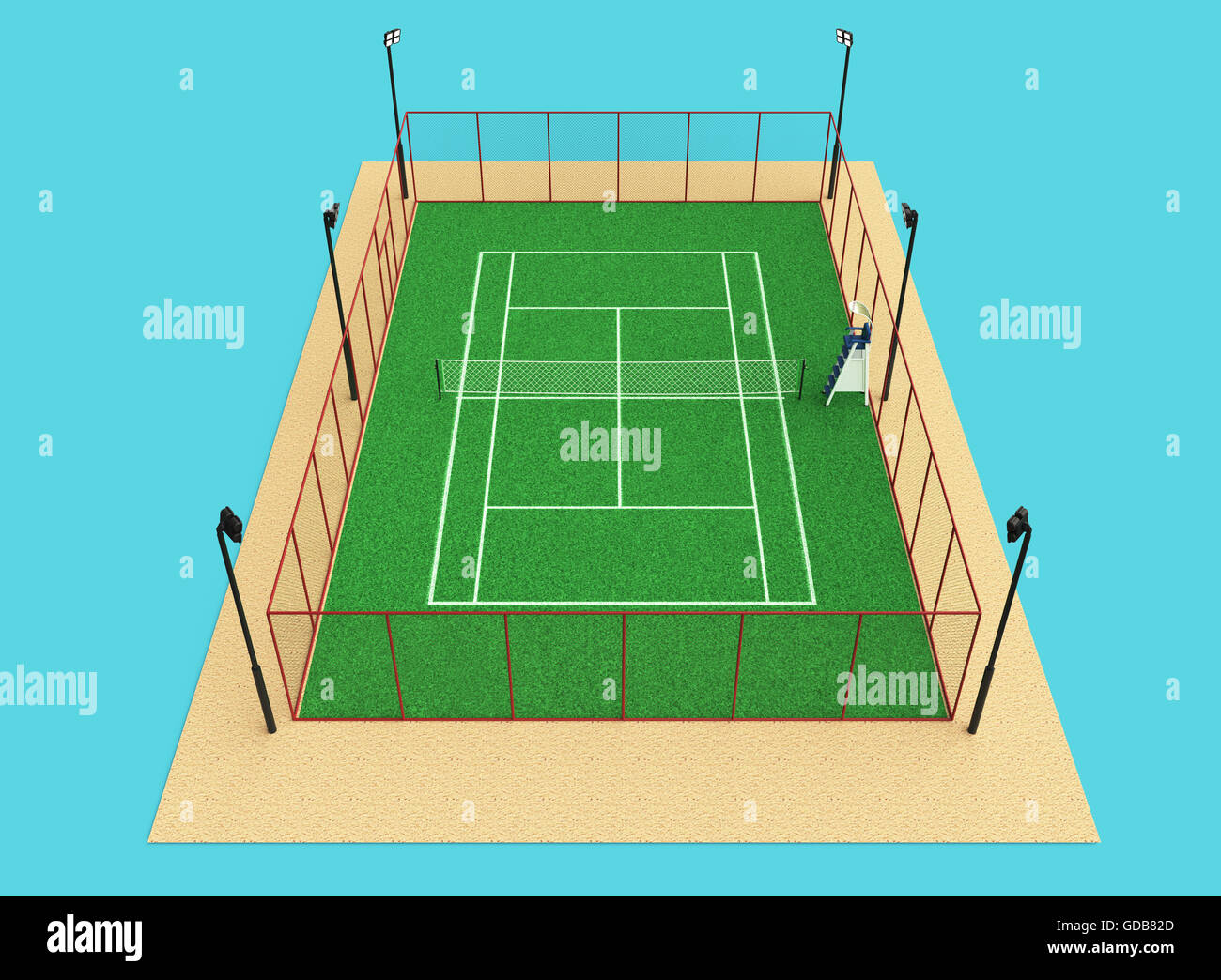 Tennis match stadium high hi-res stock photography and images - Alamy