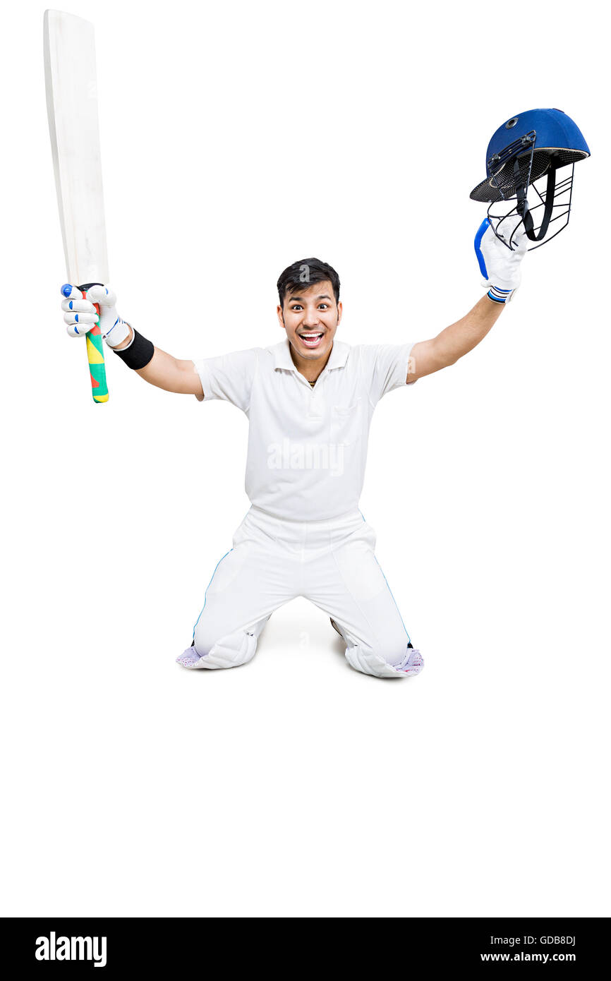 Cricket player 20 20 white background hi-res stock photography and ...