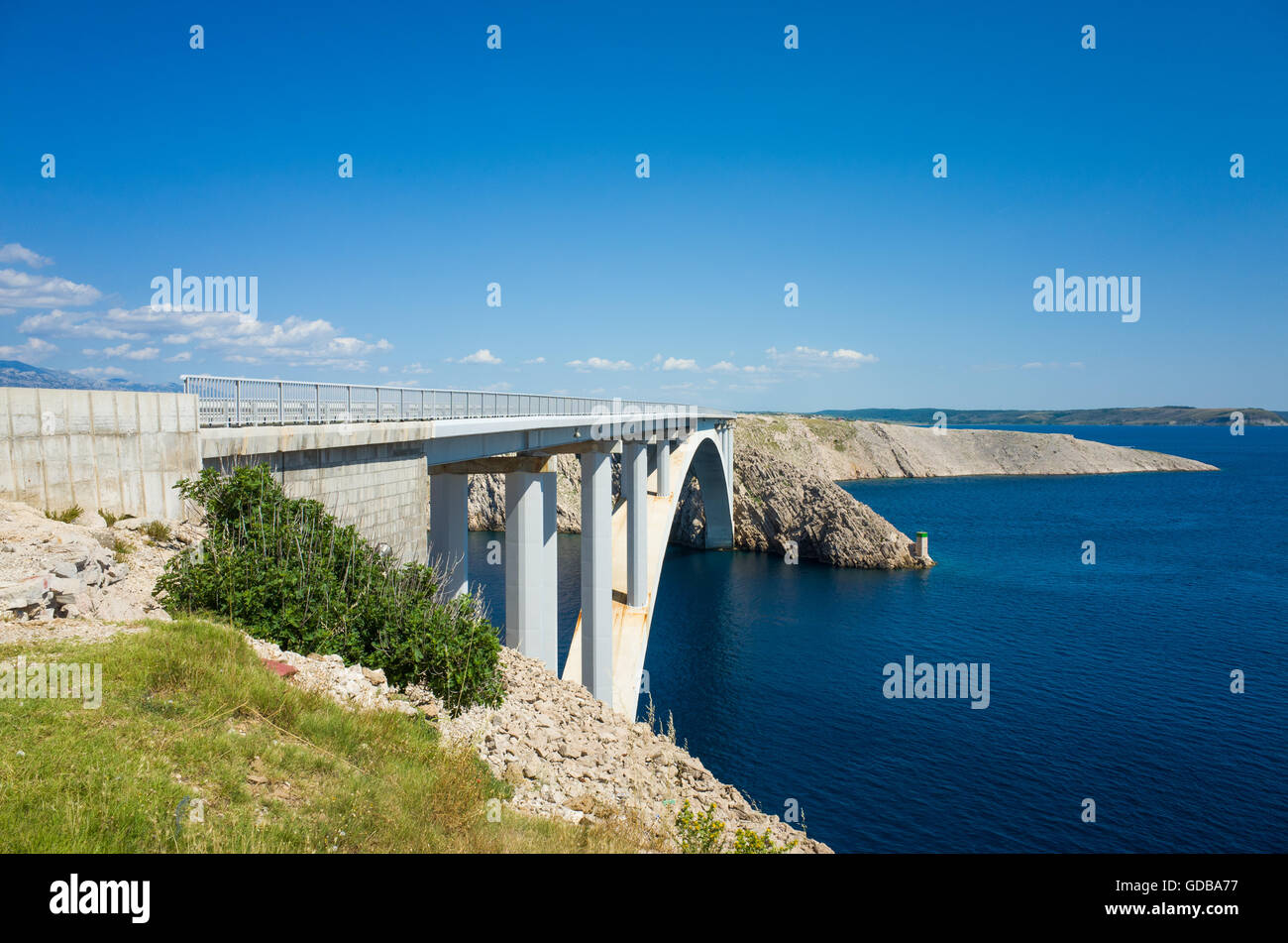 Bridge in Pag Croatia Stock Photo - Alamy