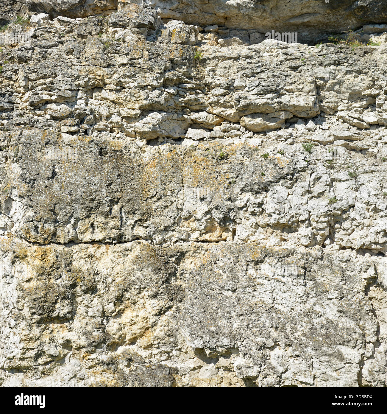 Geological section of sedimentary rocks. Background Stock Photo - Alamy