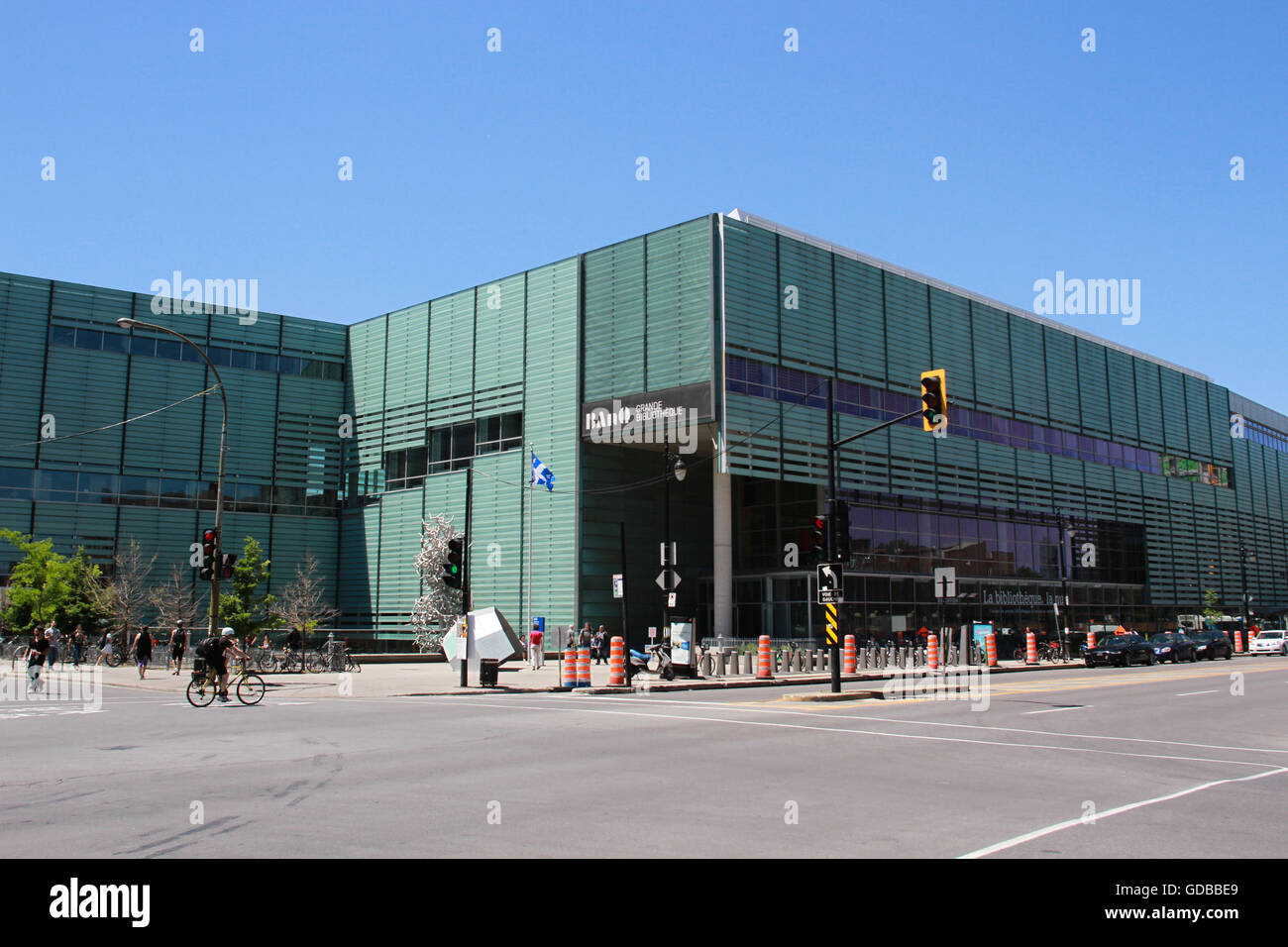 The BAnQ Public Library in Montreal, Que., June 16, 2016. THE CANADIAN ...