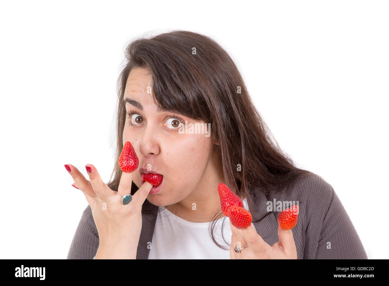 Funny fat woman hi-res stock photography and images - Alamy