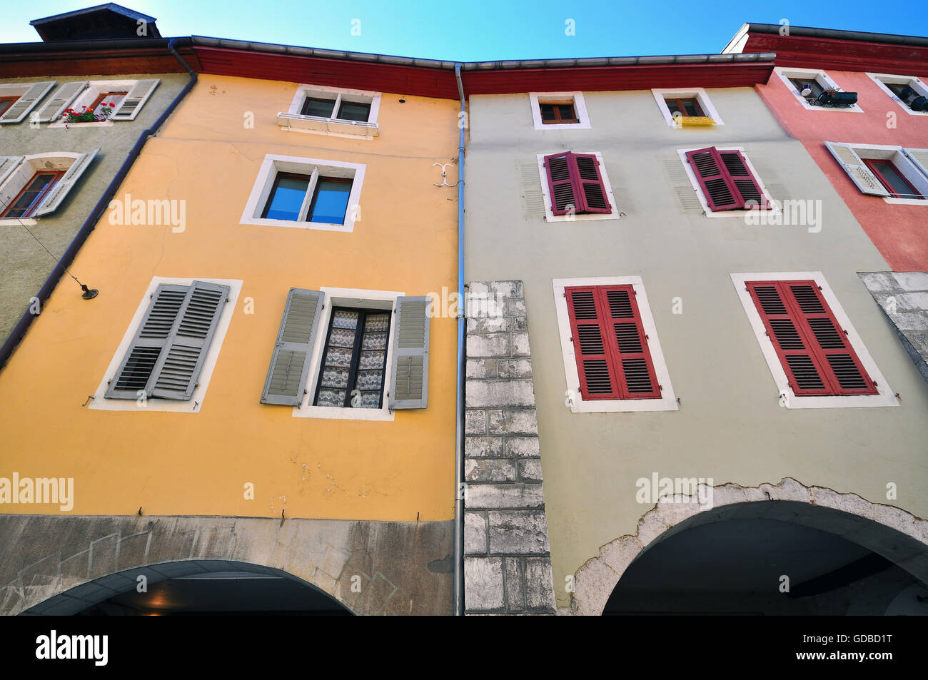 Old houses of Annecy city, France Stock Photo - Alamy