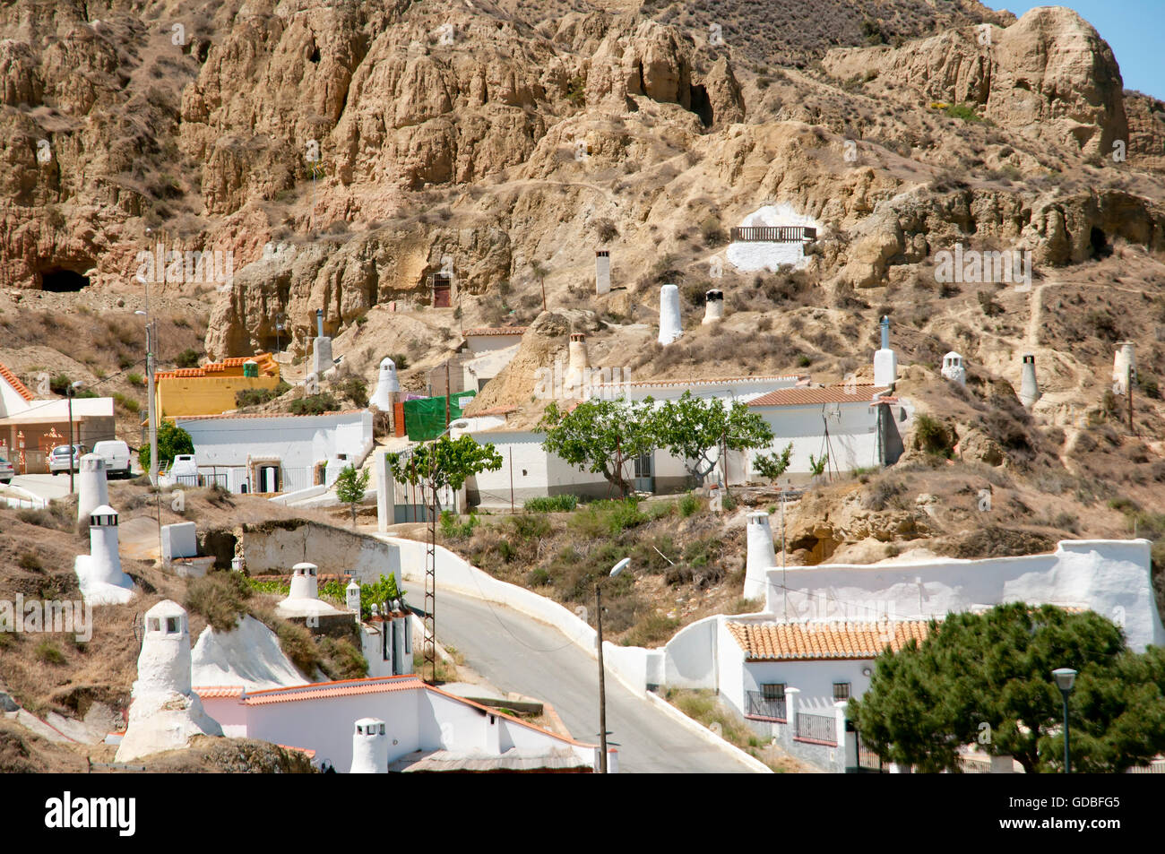 Cave Houses - Guadix - Spain Stock Photo - Alamy