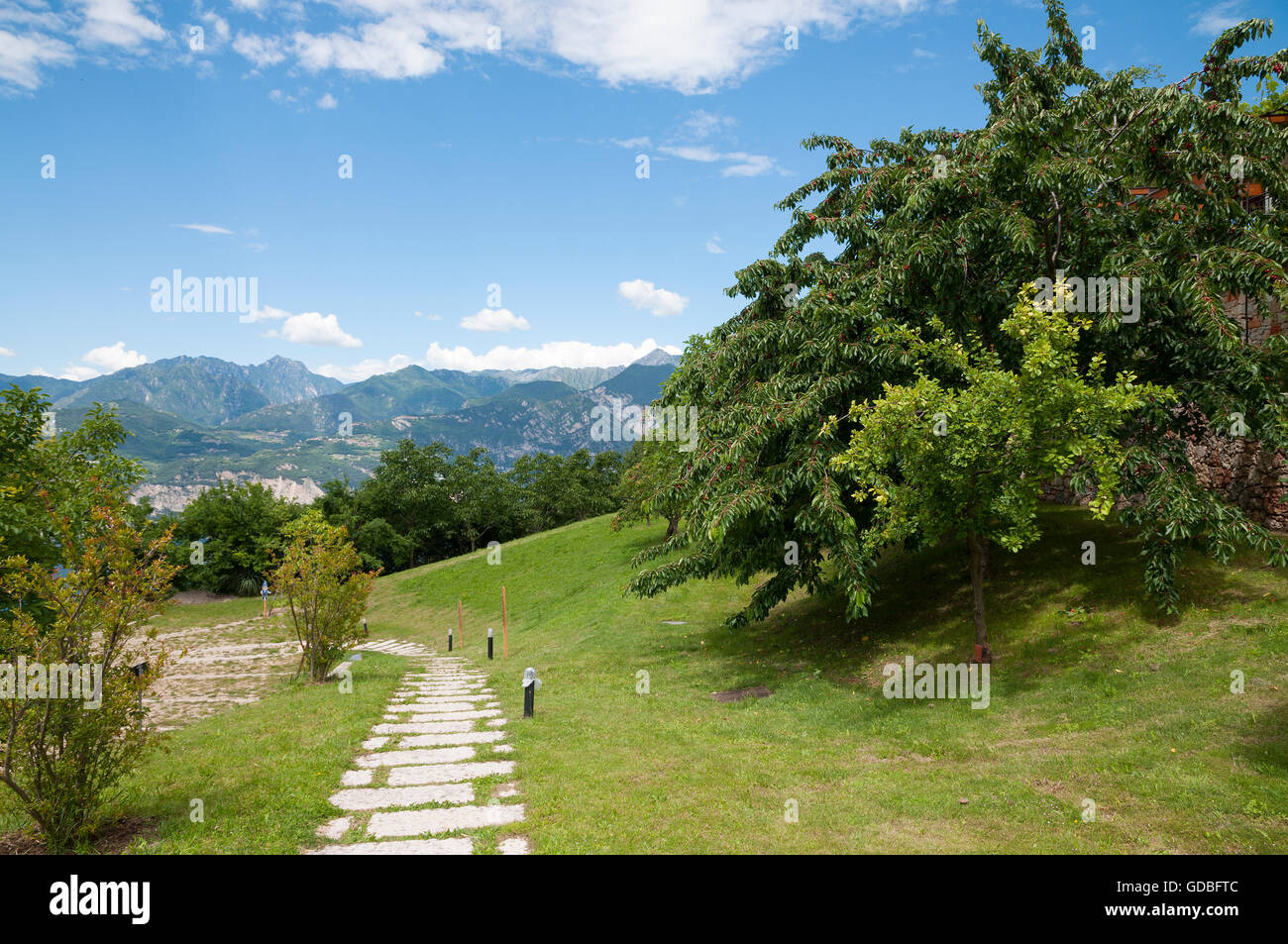 Lago Di Garda from Mount Baldo Stock Photo - Alamy