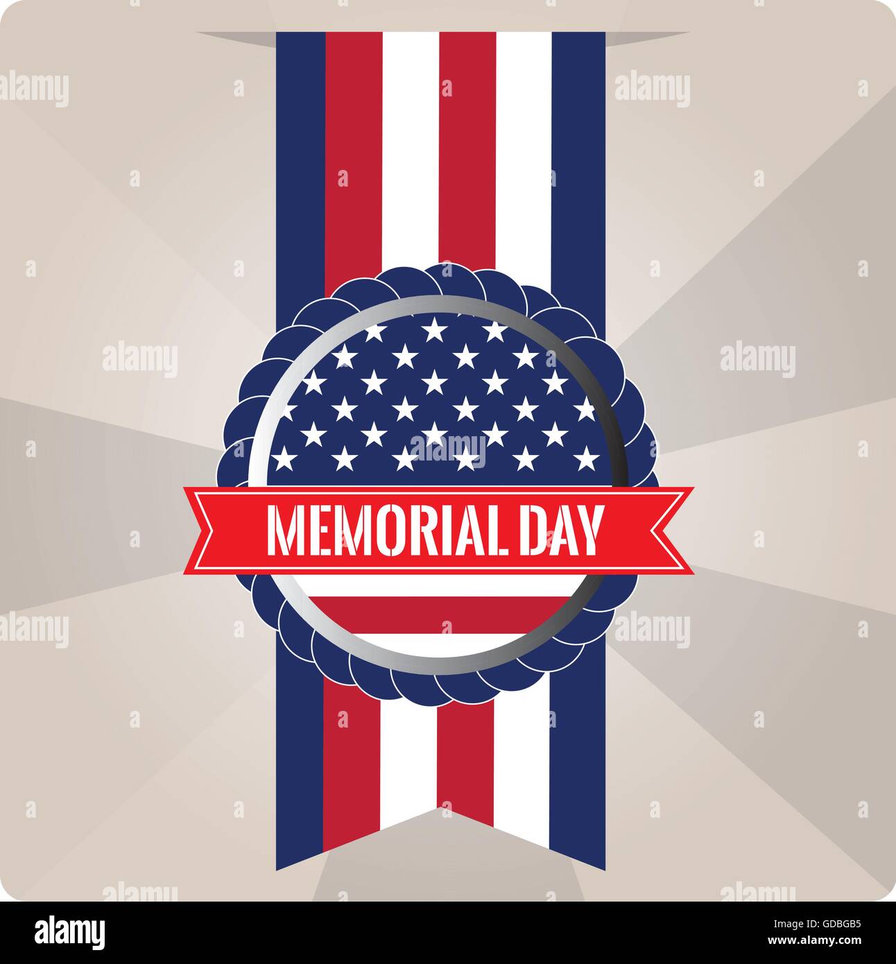 Isolated banner with a banner with text and the american flag for ...
