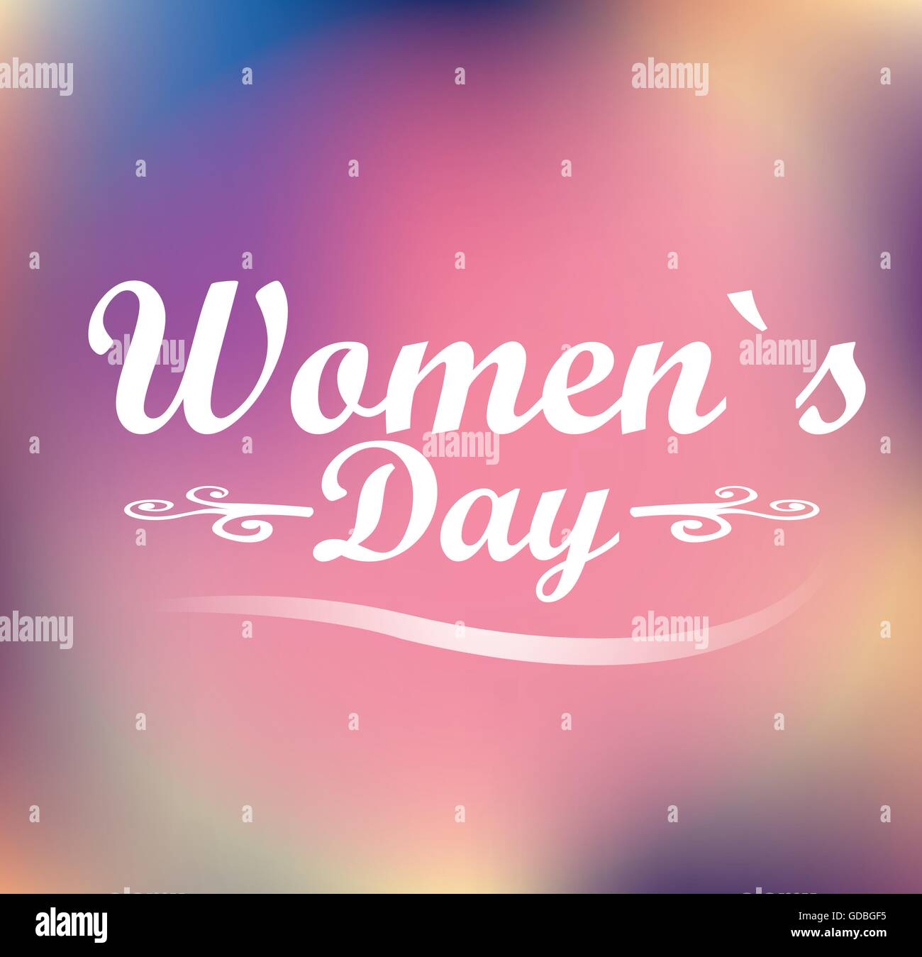 Colored background with text for women's day Stock Vector Image & Art ...