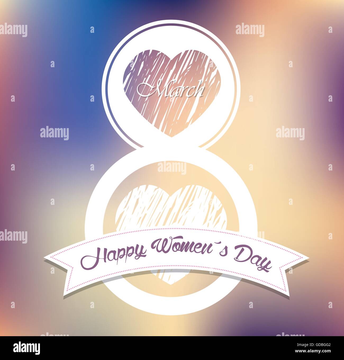 Colored background with text for women's day Stock Vector Image & Art ...