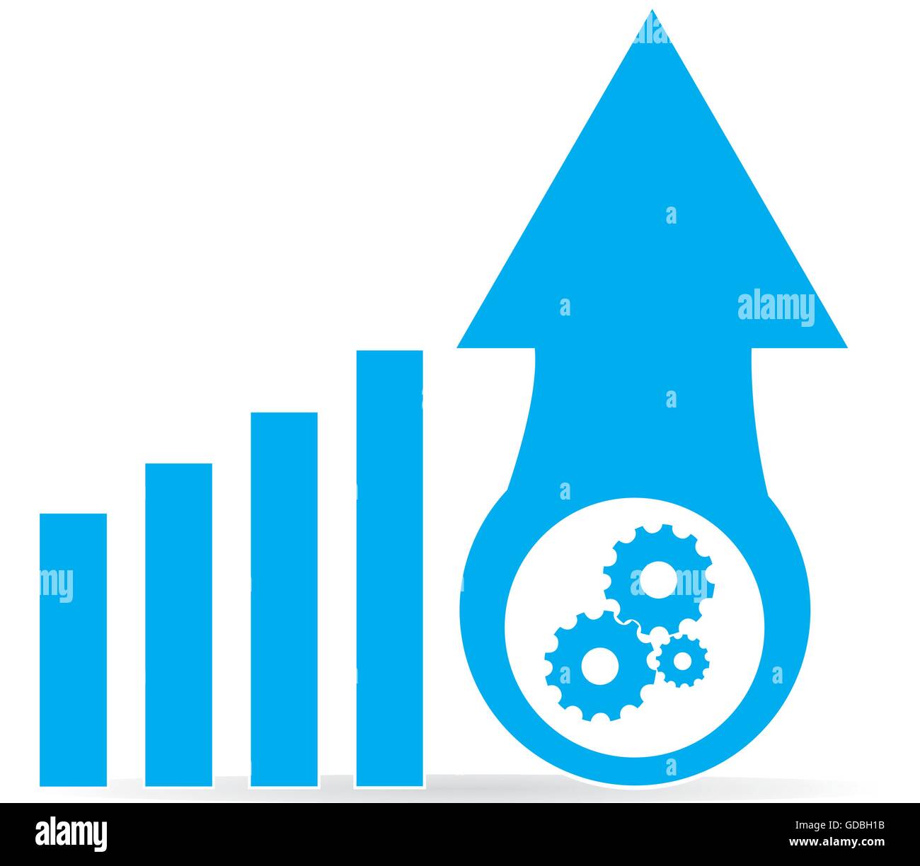 Economy gears Stock Vector Images - Alamy