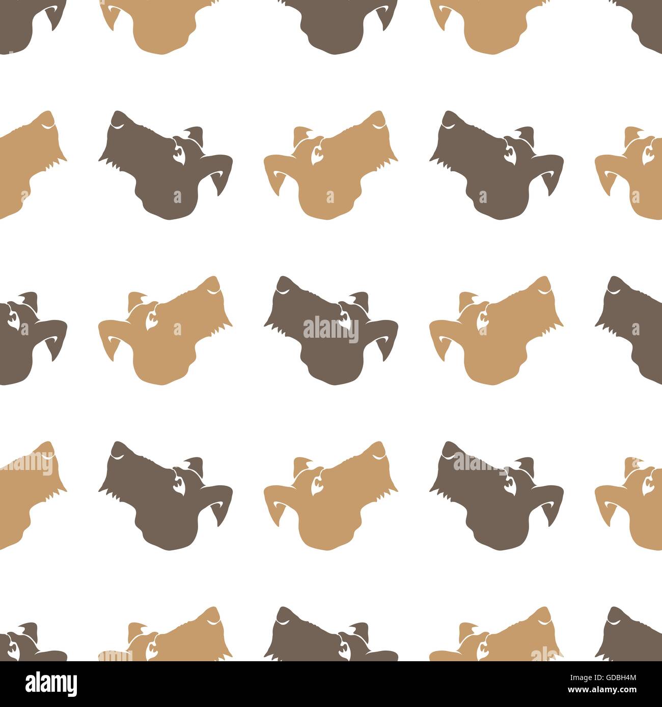 Dog Seamless Animal Pattern Stock Vector Image & Art - Alamy