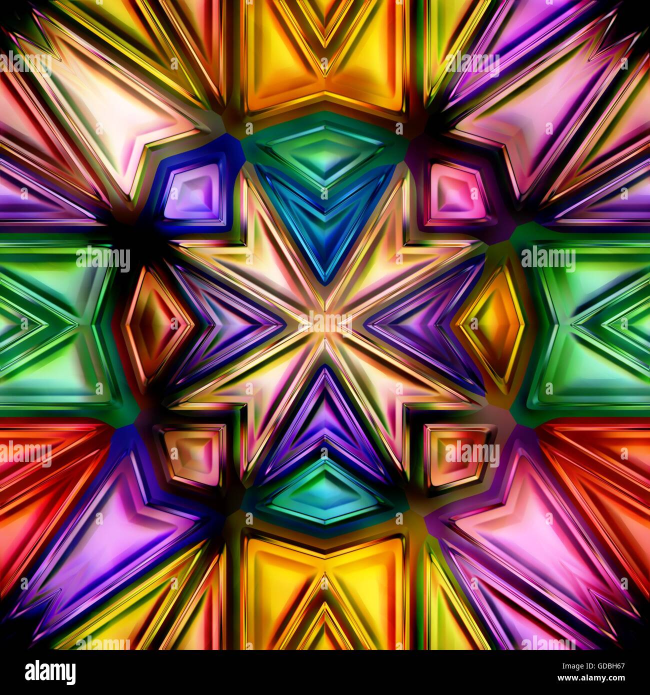 Seamless texture abstract shiny colorful background 3D illustration ...