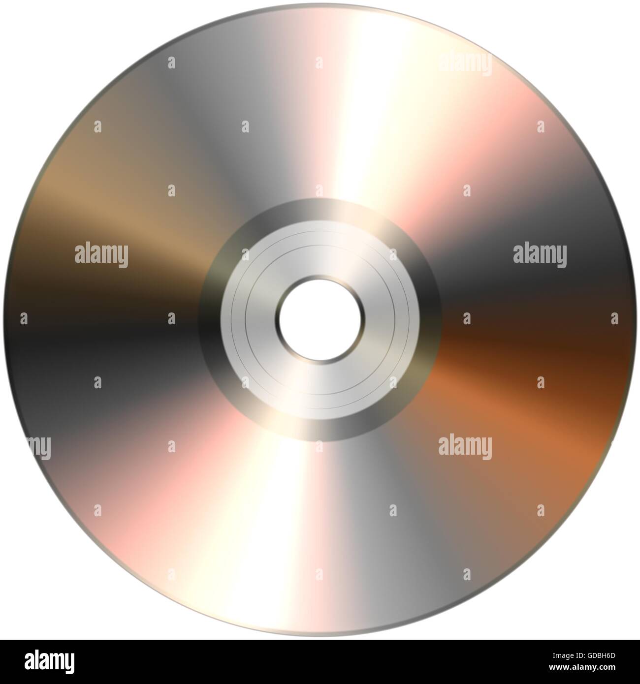 CD isolated on White Stock Photo - Alamy