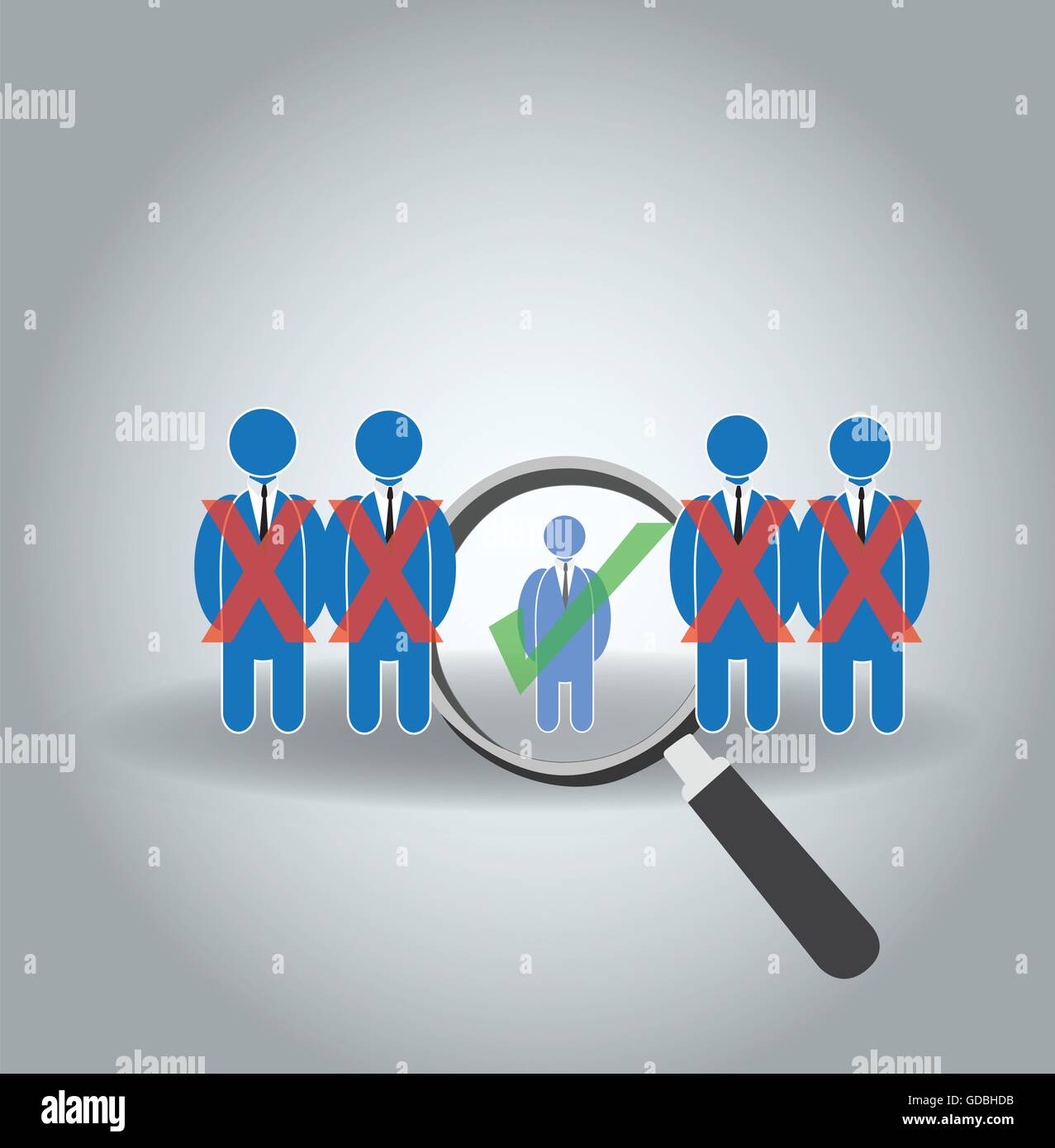 Job search, Vector illustration Stock Vector Image & Art - Alamy