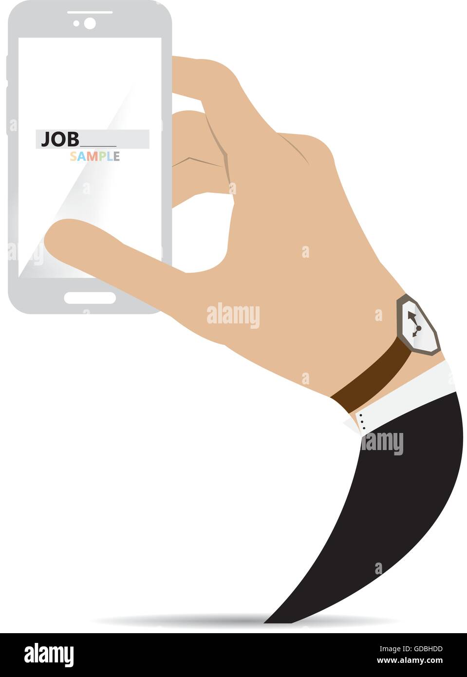 Job search, Vector illustration Stock Vector Image & Art - Alamy