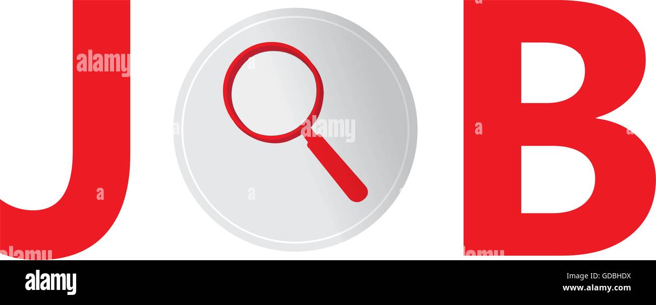 Job search, Vector illustration Stock Vector Image & Art - Alamy