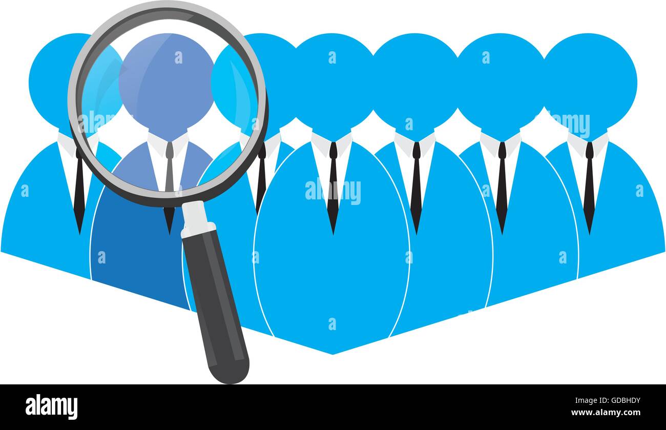 Job search, Vector illustration Stock Vector Image & Art - Alamy