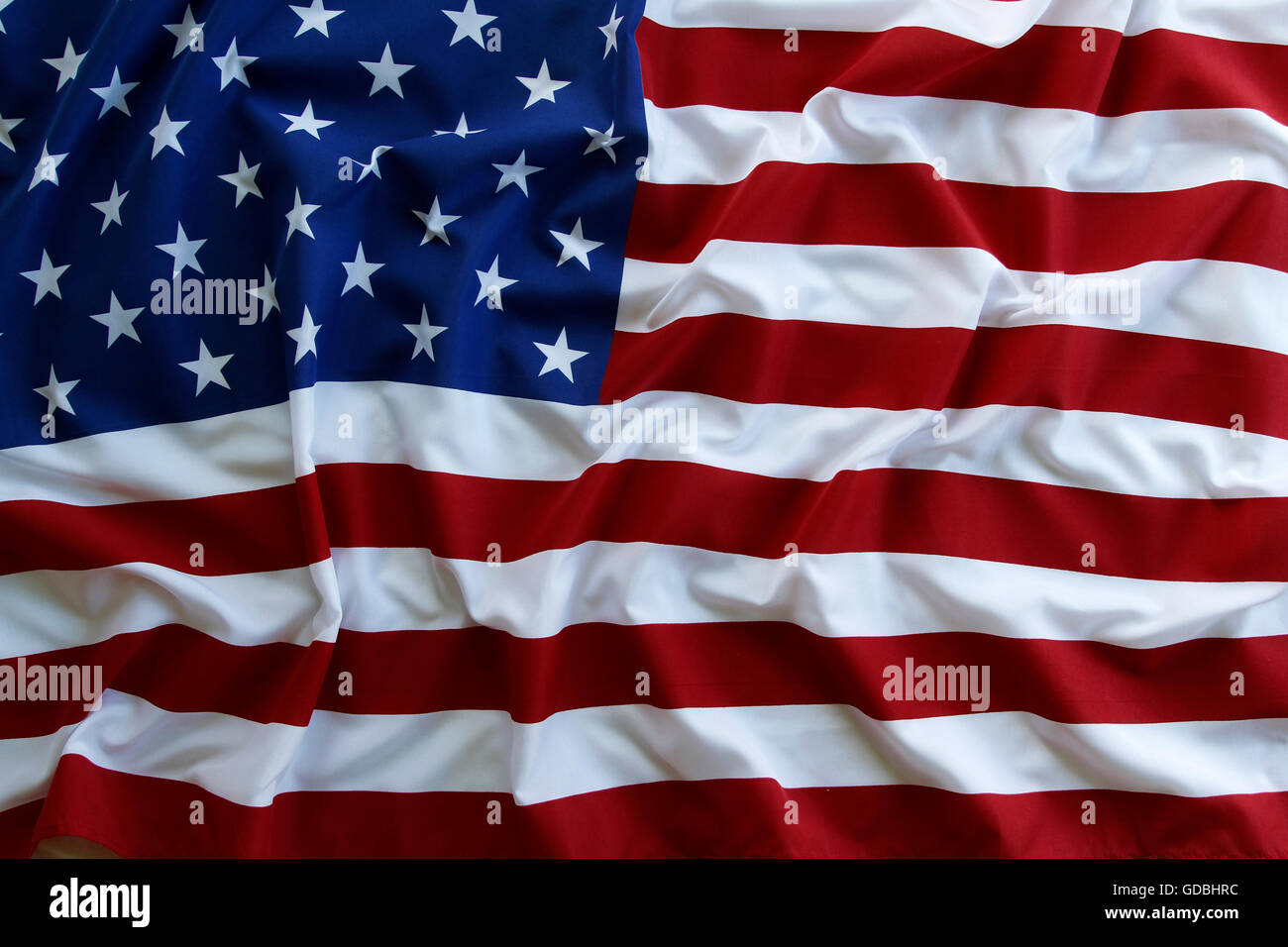 Closeup of rippled American flag Stock Photo - Alamy