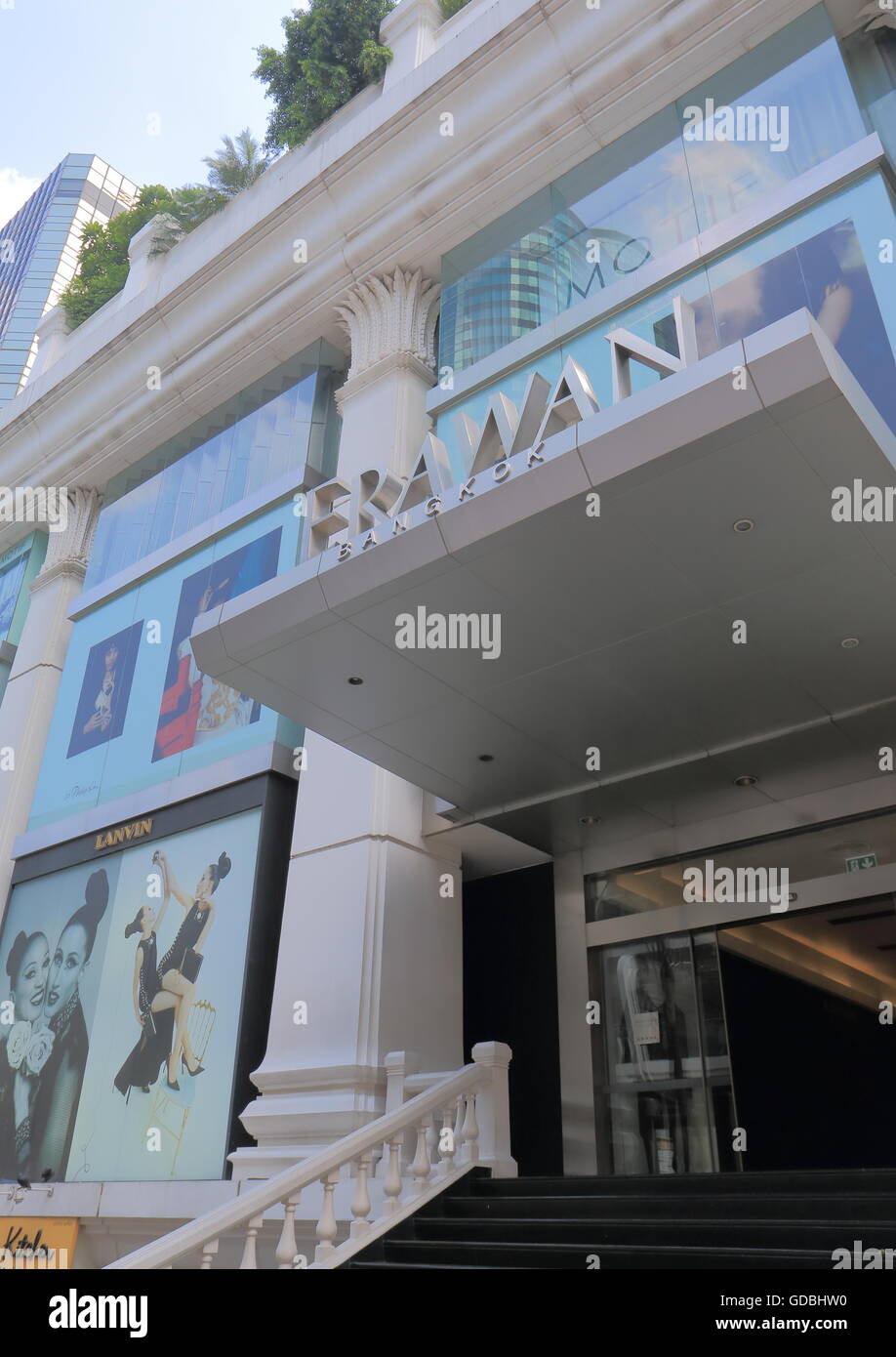 Popular Erawan Bangkok shipping mall in Bangkok Thailand Stock Photo ...