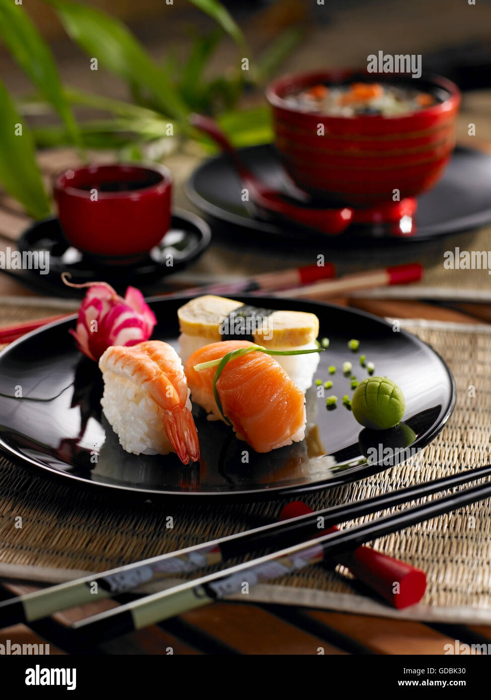 A beautifully composed oriental delicacy Stock Photo - Alamy