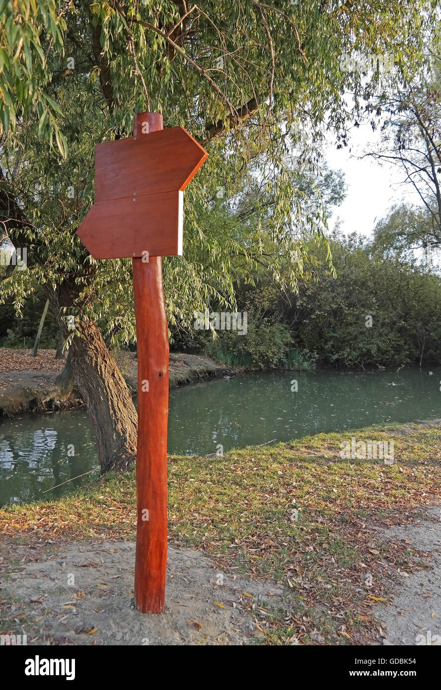 Wooden sign board signpost hi-res stock photography and images - Alamy