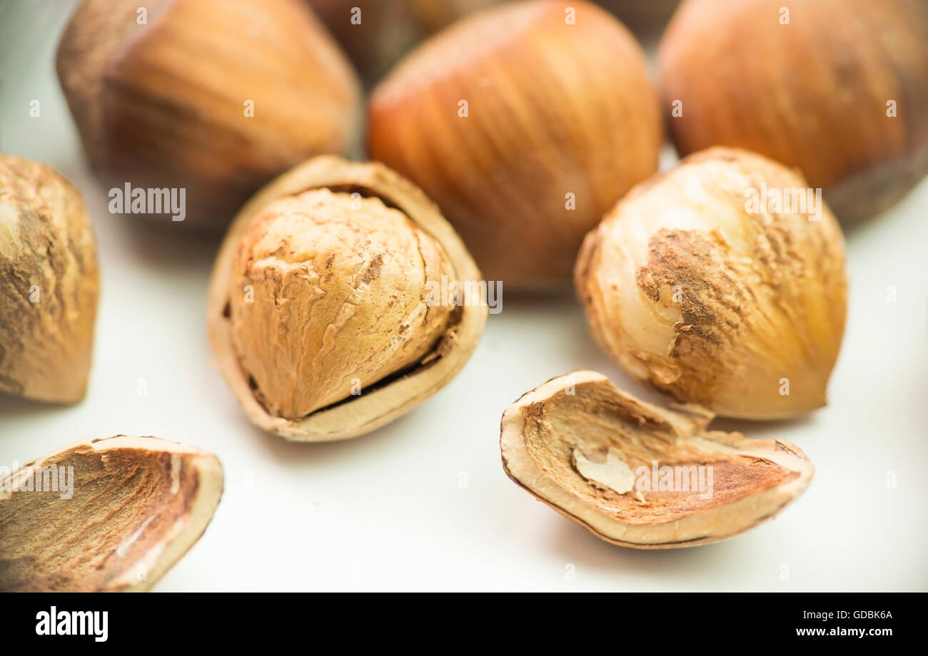 Some of nuts with isolated background Stock Photo - Alamy