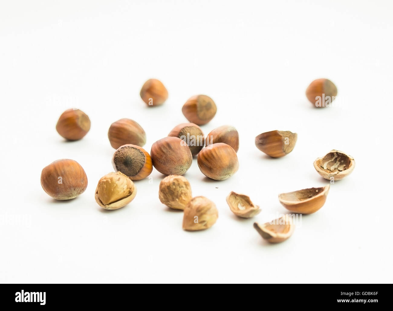 Some of nuts with isolated background Stock Photo - Alamy