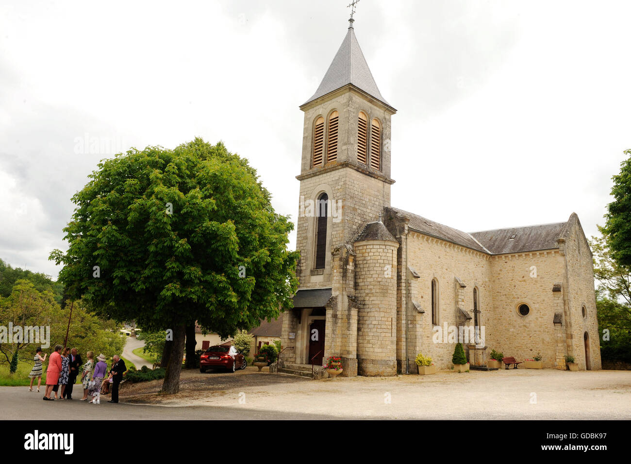 Church in France Stock Photo - Alamy