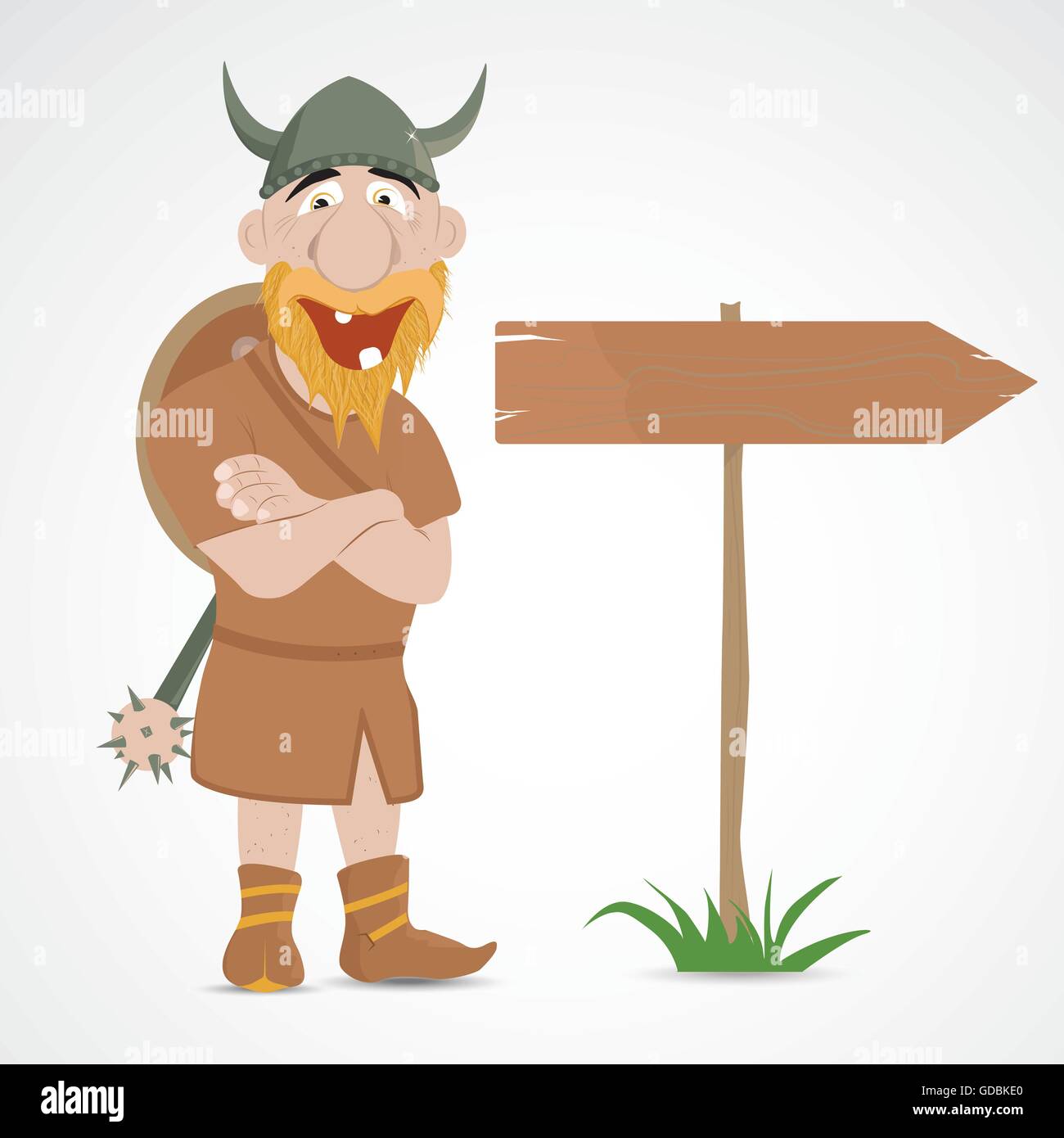 Funny cartoon viking Stock Vector Image & Art - Alamy